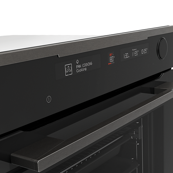 60cm dark multifunction pyrolytic duo oven (EVEP626DSD) - Electrolux ...