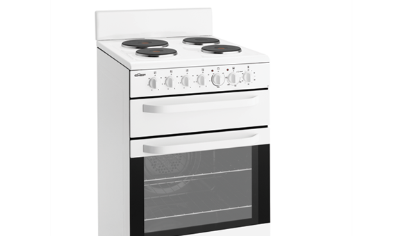 54cm Freestanding Electric Cooker with Separate Grill (CFE535WA) - Chef ...