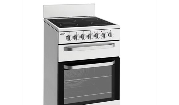54cm Freestanding Ceramic Cooker with Separate Grill (CFE547SA) - Chef ...